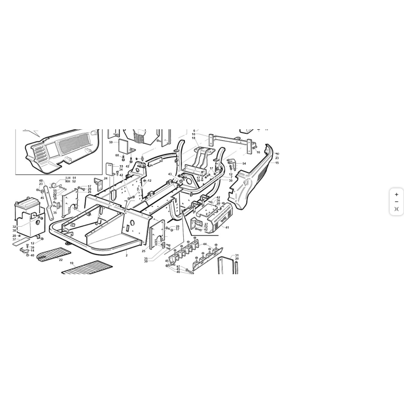 KUBOTA GIANNI FERRARI 95301190000 PAINTED COMPLETE PG/SR FRAME:Fram...