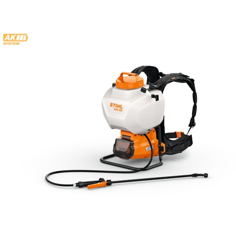 STIHL SGA 60 36V battery-powered sprayer, 15L container capacity, 4...