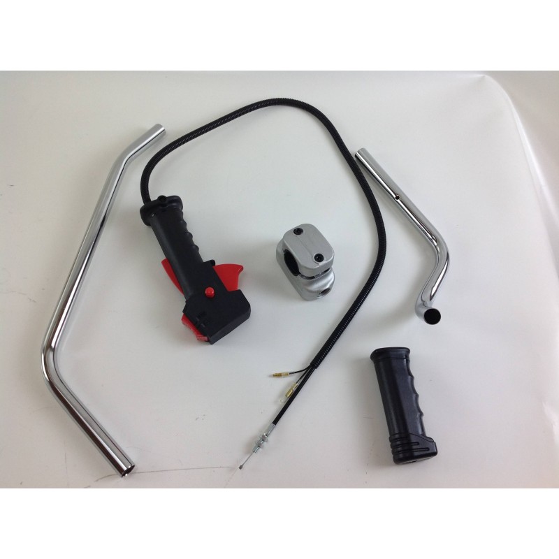 Handlebar grip kit with accelerator handle for brushcutter:Accessor...