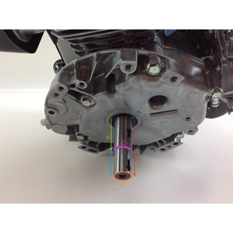 Motore COMPLETO RASAERBA HONDA GXV160 Volano pesante 25 x 80 FRENO ...