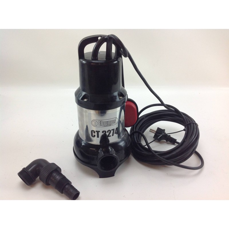 CT 3274 ELPUMPS 600Watt stainless steel submersible pump with fitti...