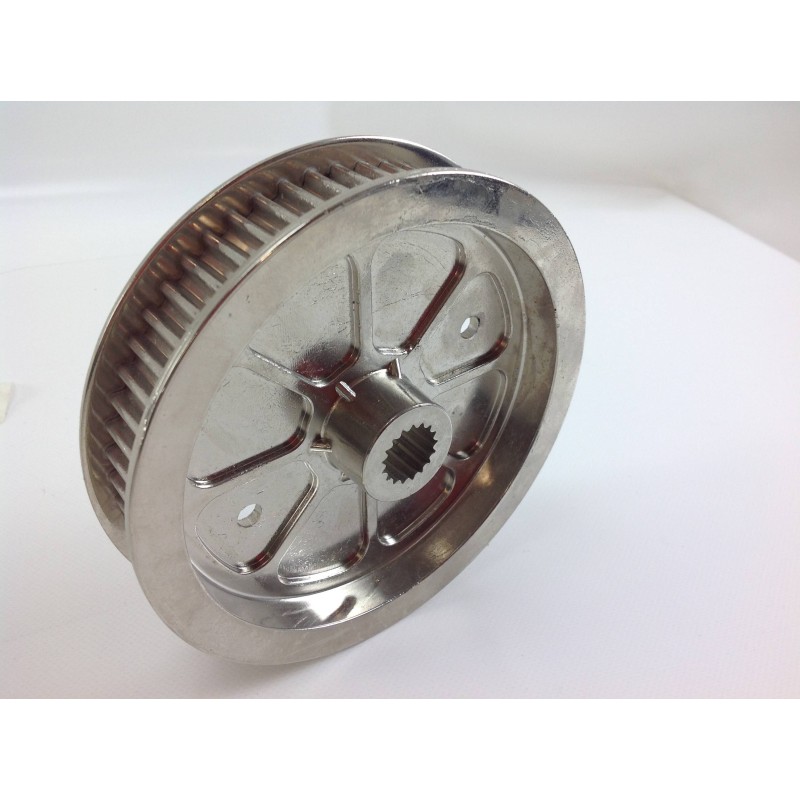 Chrome-plated toothed pulley for SIMPLICITY LANCER lawn tractor:Pul...